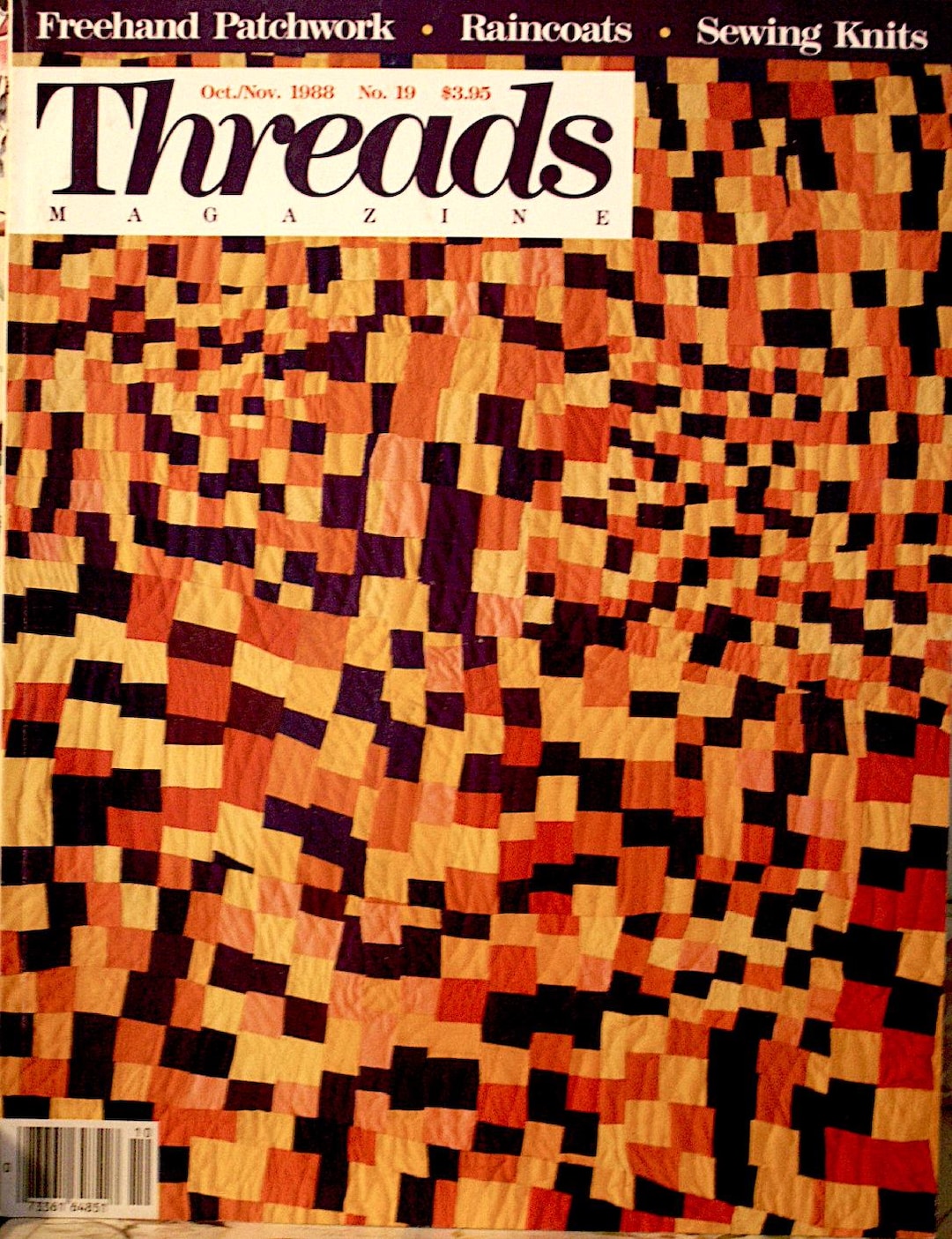 Vintage THREADS Magazine #19 OOP Sewing, Needlework & Crafts Magazine ...