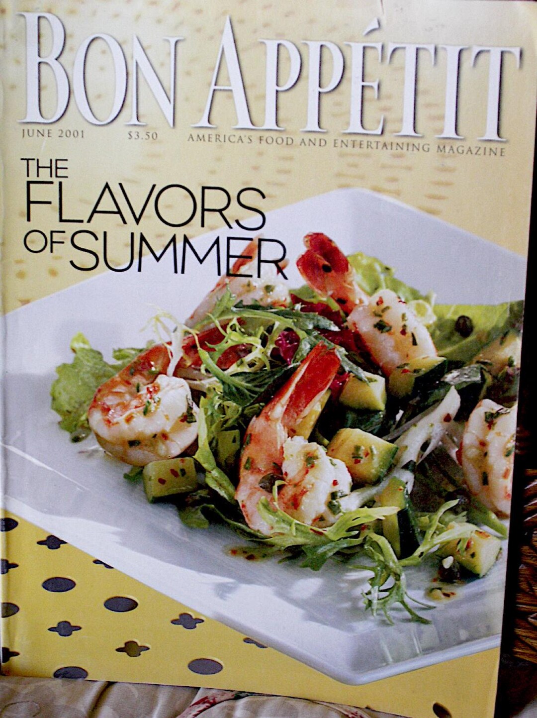 BON APPETIT Magazine June 2001 Recipe Vintage Book, America's Food and ...