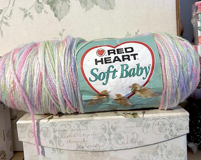Red Heart 4-ply Yarn SOFT BABY #E705, 6 Oz, Acrylic, Scarf Yarn, Sport ...