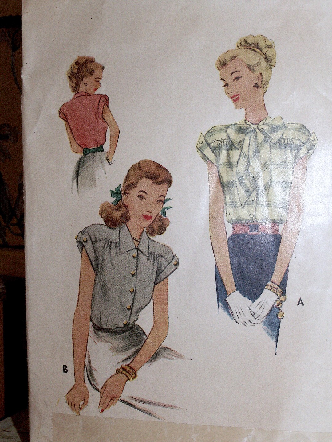 Vintage Mccall's 6520 Sewing Pattern Miss Size 16 Pattern Retro ...