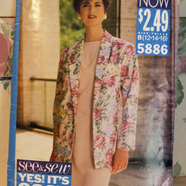 Butterick See and Sew Sewing Pattern - Etsy