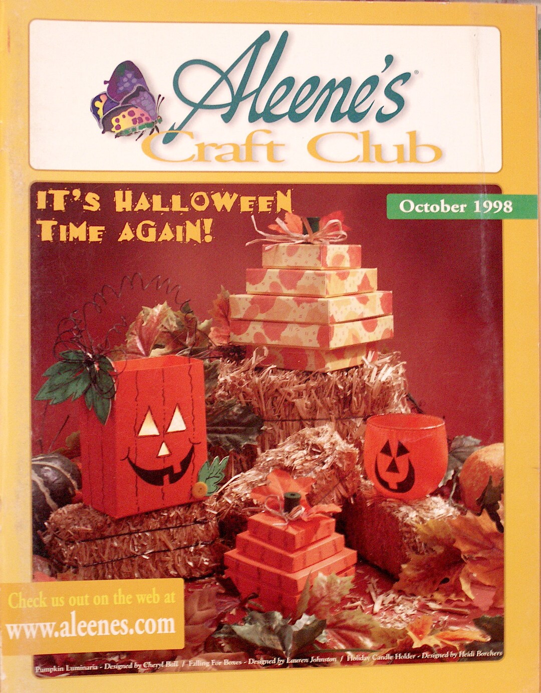 Vintage ALEENE'S Craft Club Magazine From 1998 Craft Book, Patterns ...