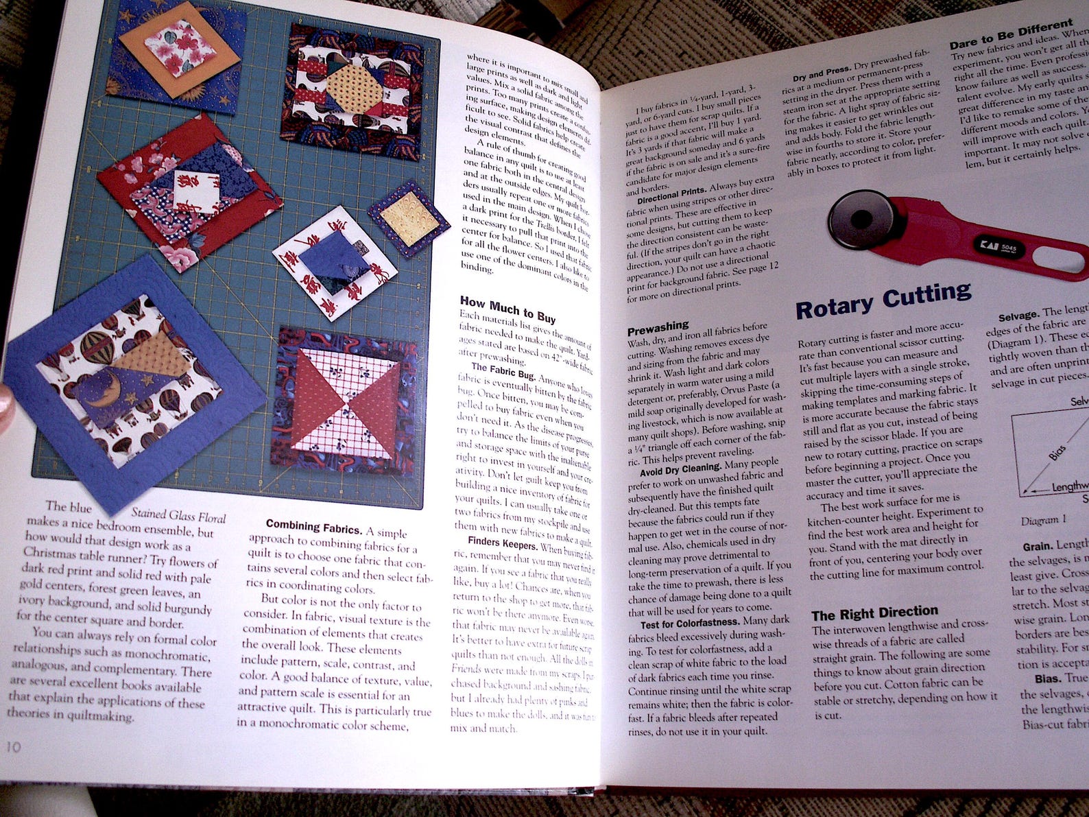 Quick Rotary Cutter Quilts by Leisure Arts, Hardback 176 Pgs, Vintage ...