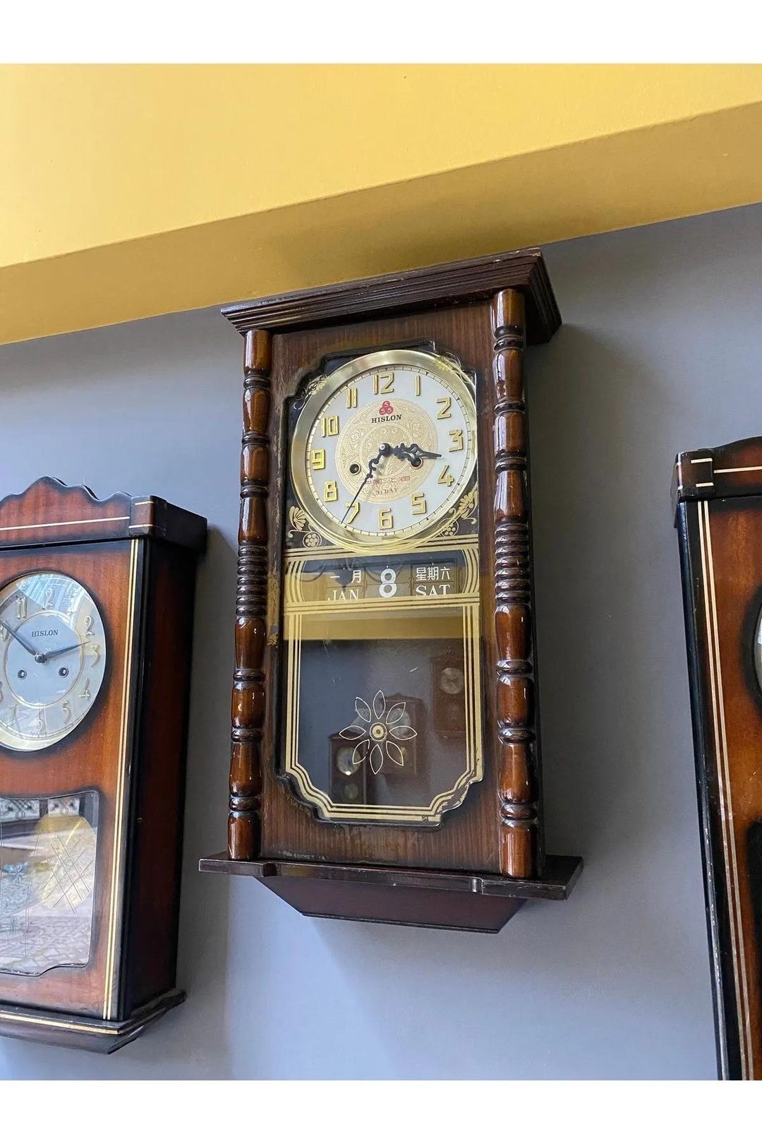 Wall Clock Vintage Clock 1980s Clock Antique Clock - Etsy