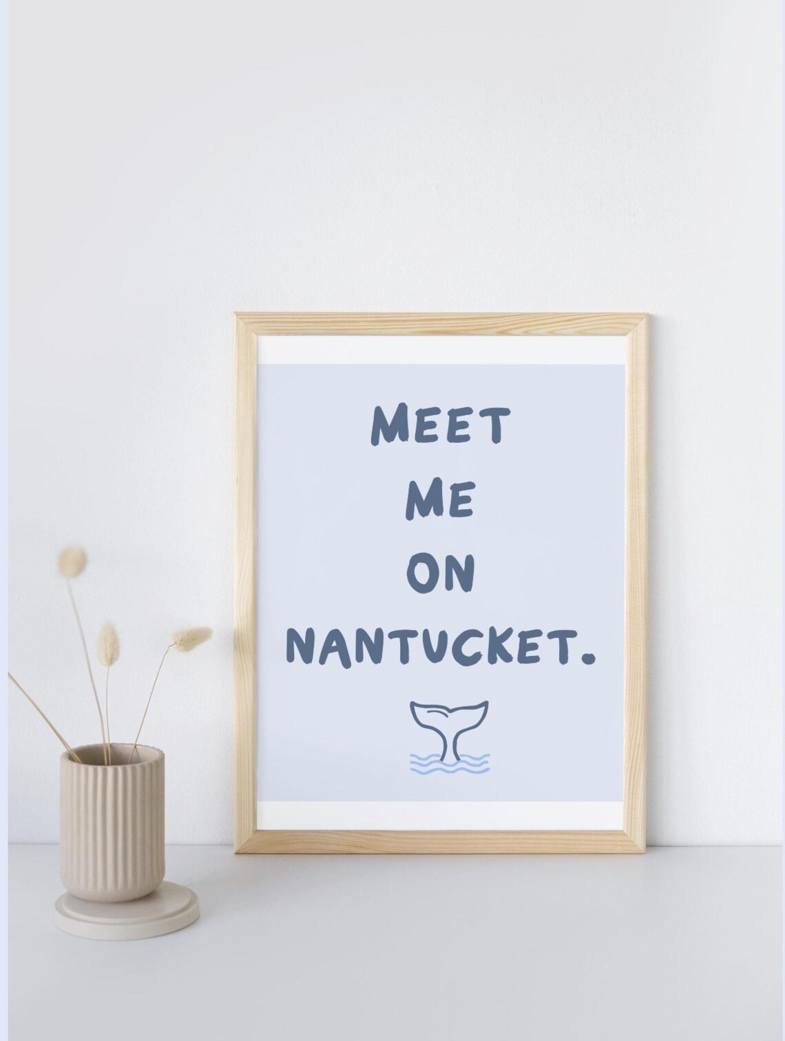 Printable Nantucket Wall Art | Typography Print of Maine Landmarks ...