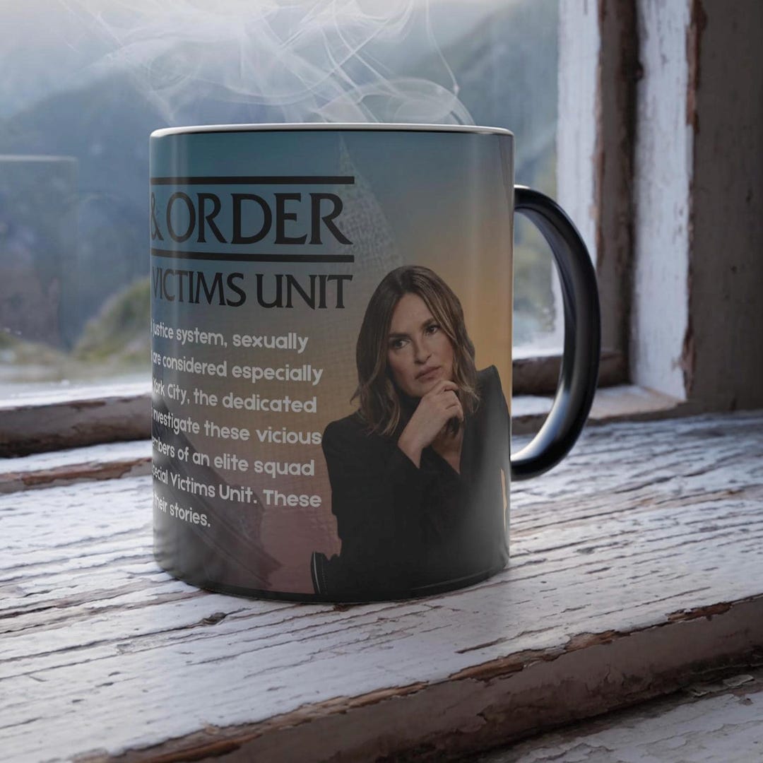Law & Order SVU Heat Reactive Mug | Color Morph Ceramic Coffee Cup ...