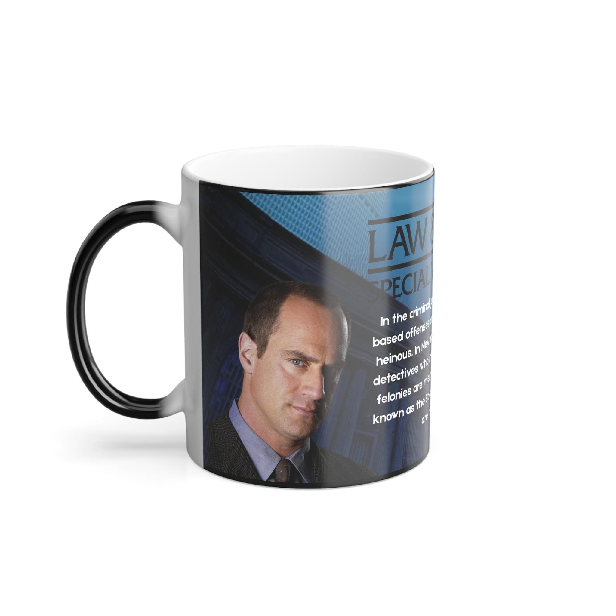 Law & Order SVU Heat Reactive Mug | Color Morph Ceramic Coffee Cup ...