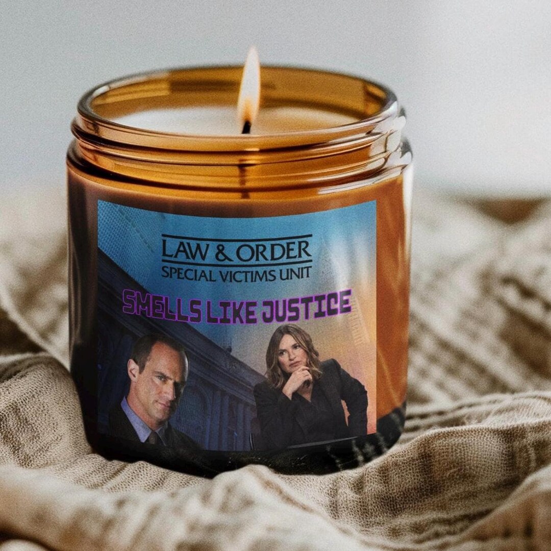 Law & Order SVU Soy Candle | Detectives Olivia Benson and Elliott ...