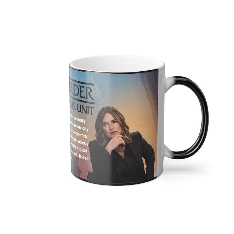 Law & Order SVU Heat Reactive Mug | Color Morph Ceramic Coffee Cup ...