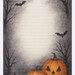 Halloween Writing Paper Bundle: Dark Theme Journal Pages (PDF Download ...