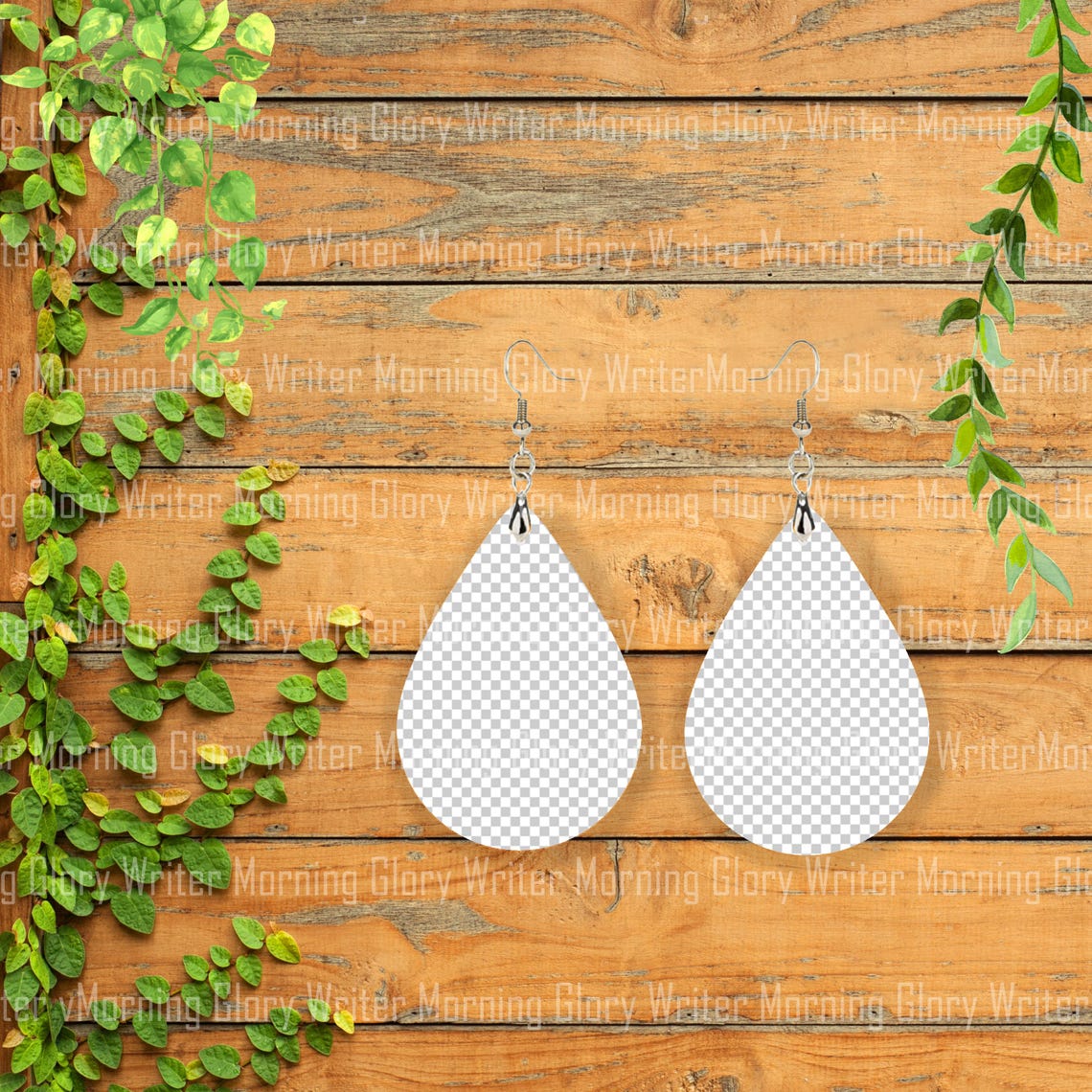 Teardrop Mockup Template for Sublimation, Png Mockup, Easy Mockup, Pair ...