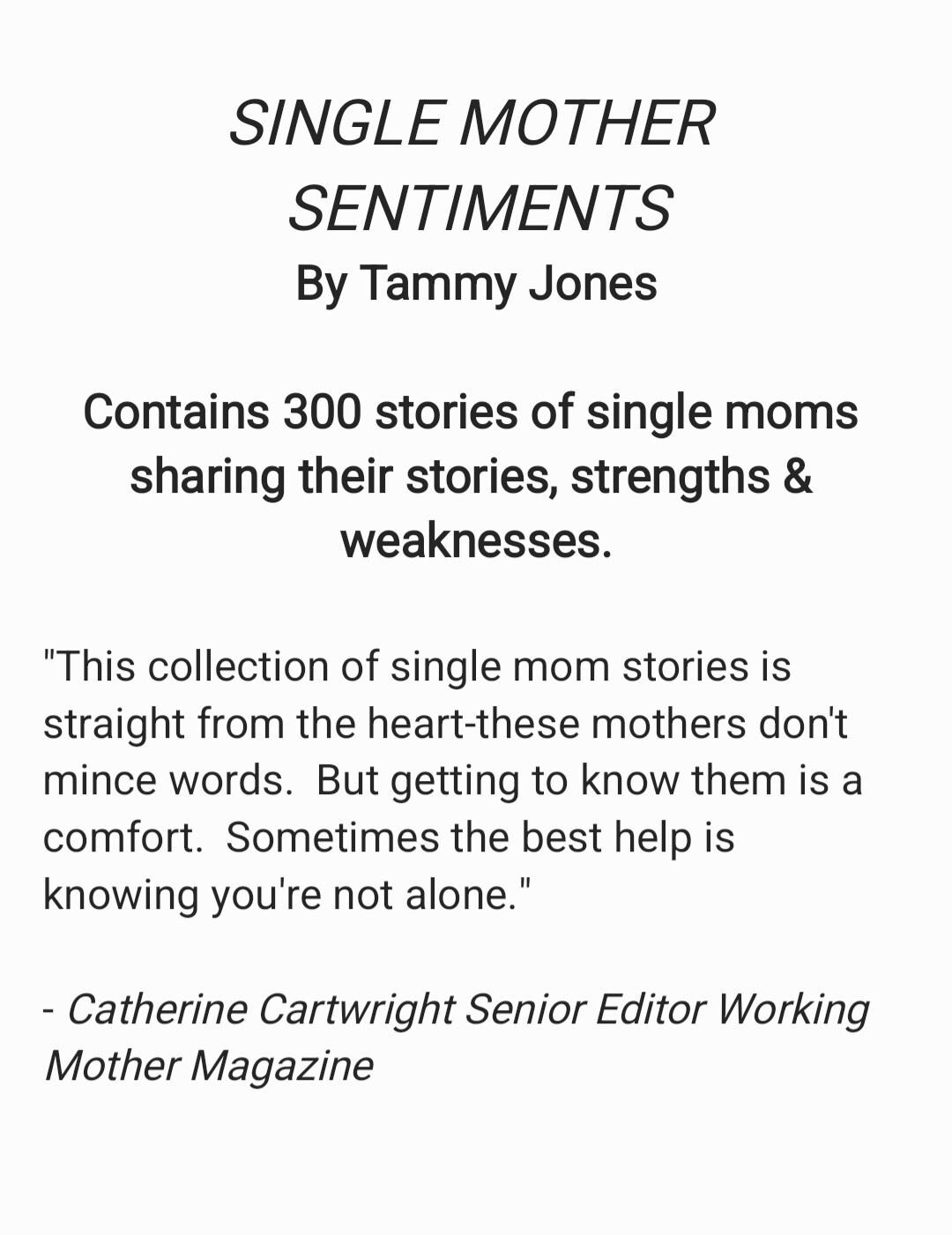 Single Mother Sentiments Real Life Reflections From Divorced Widowed ...
