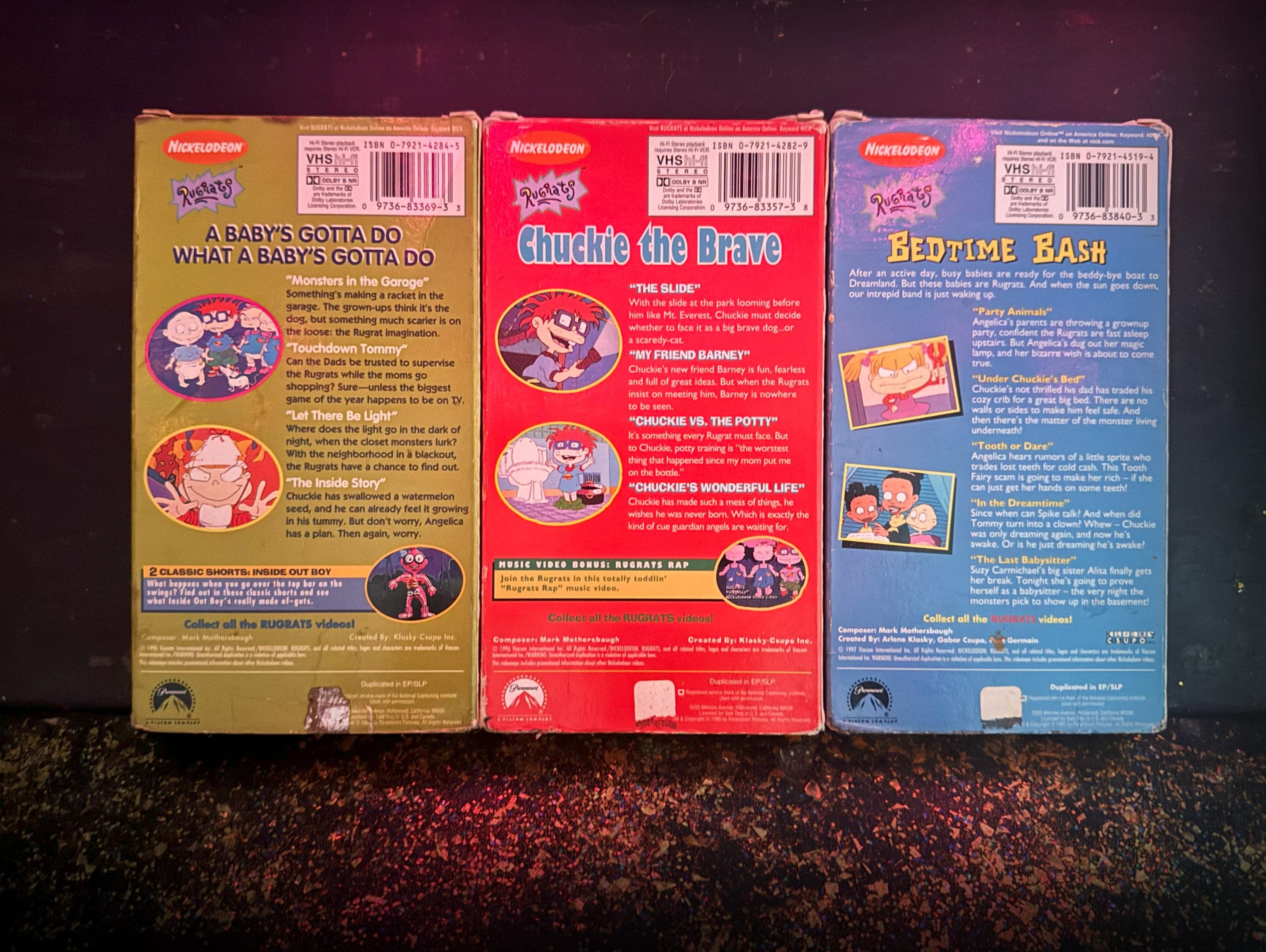 Vintage VHS Tapes - Nickelodeon Rugrats Collection - USED VHS - Etsy