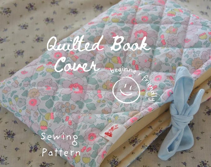 Handmade Boho Patchwork Quilted Book Sleeve / Book Pouch / Padded Book ...