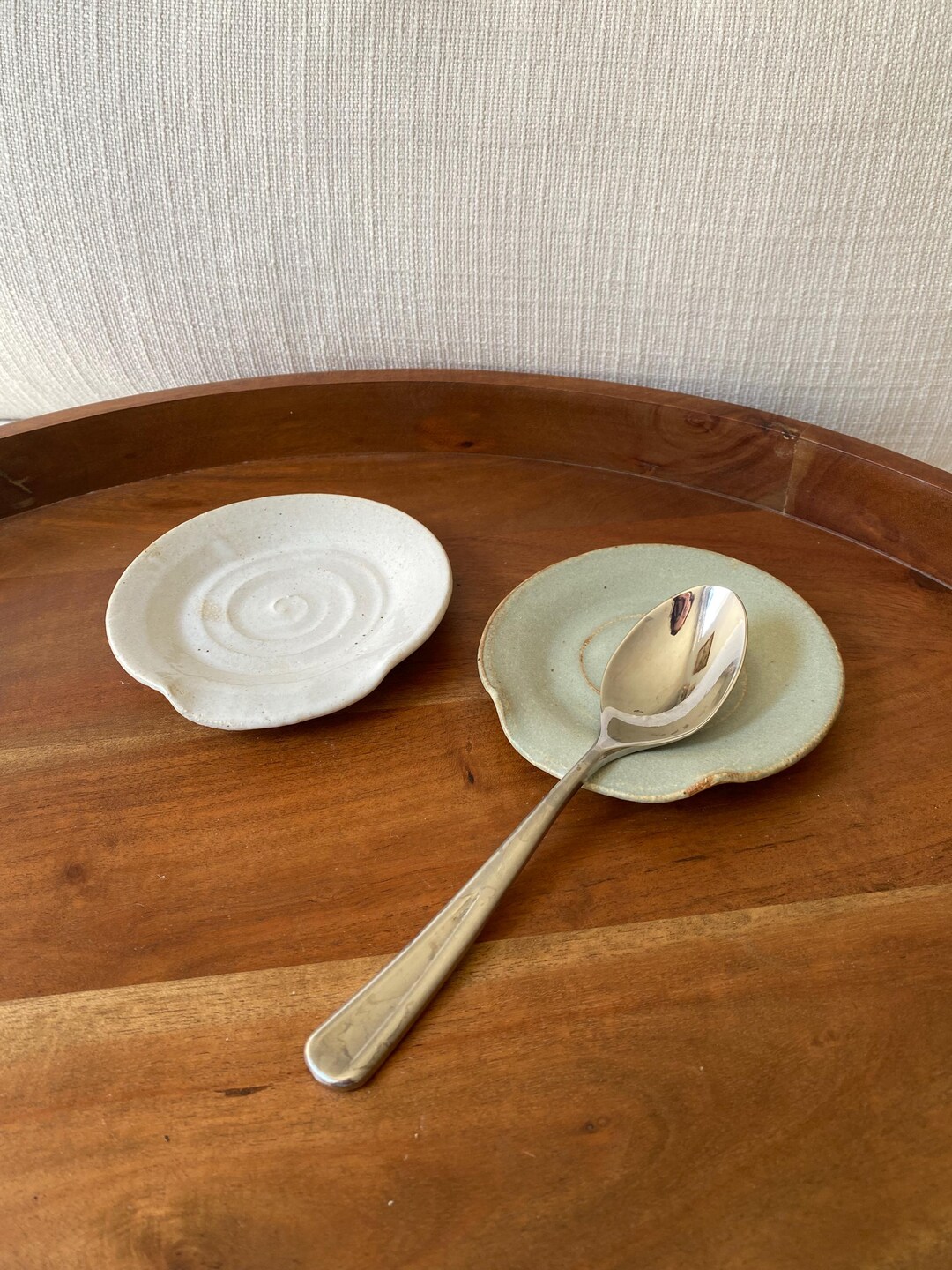 Small Spoon Rest | Handmade Pottery Ceramic Dish | Spoon Rest - Etsy