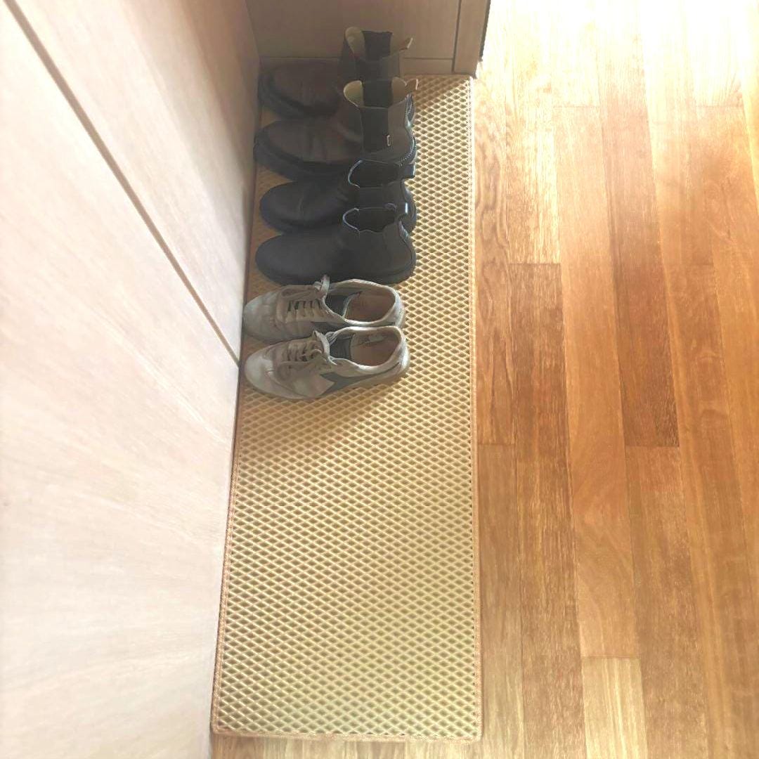 Custom Mudroom Shoe Mat - Drop Zone Boot Tray - Etsy