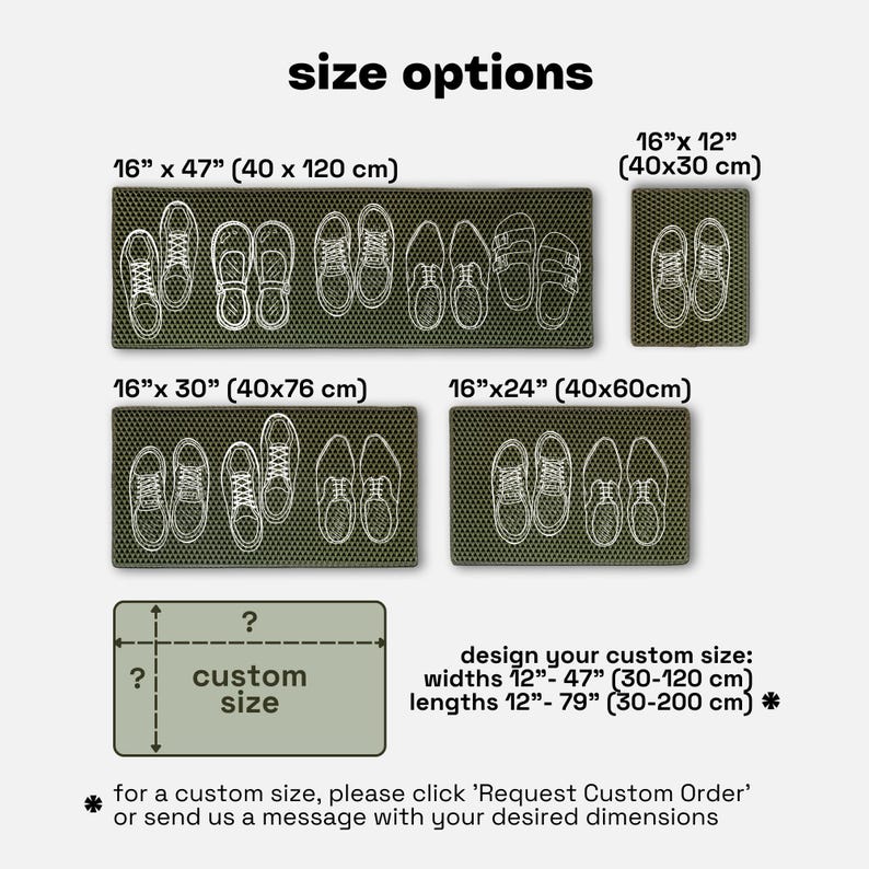 Customized Boot Tray Shoe Mat – Eco-friendly Shoe Storage ...