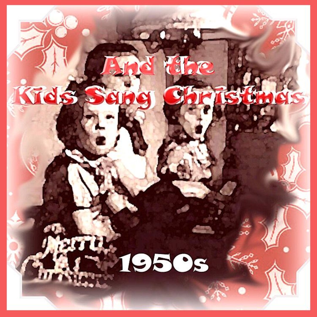 1950s Christmas Music CD: Kids Sing Vintage Holiday Songs - Etsy