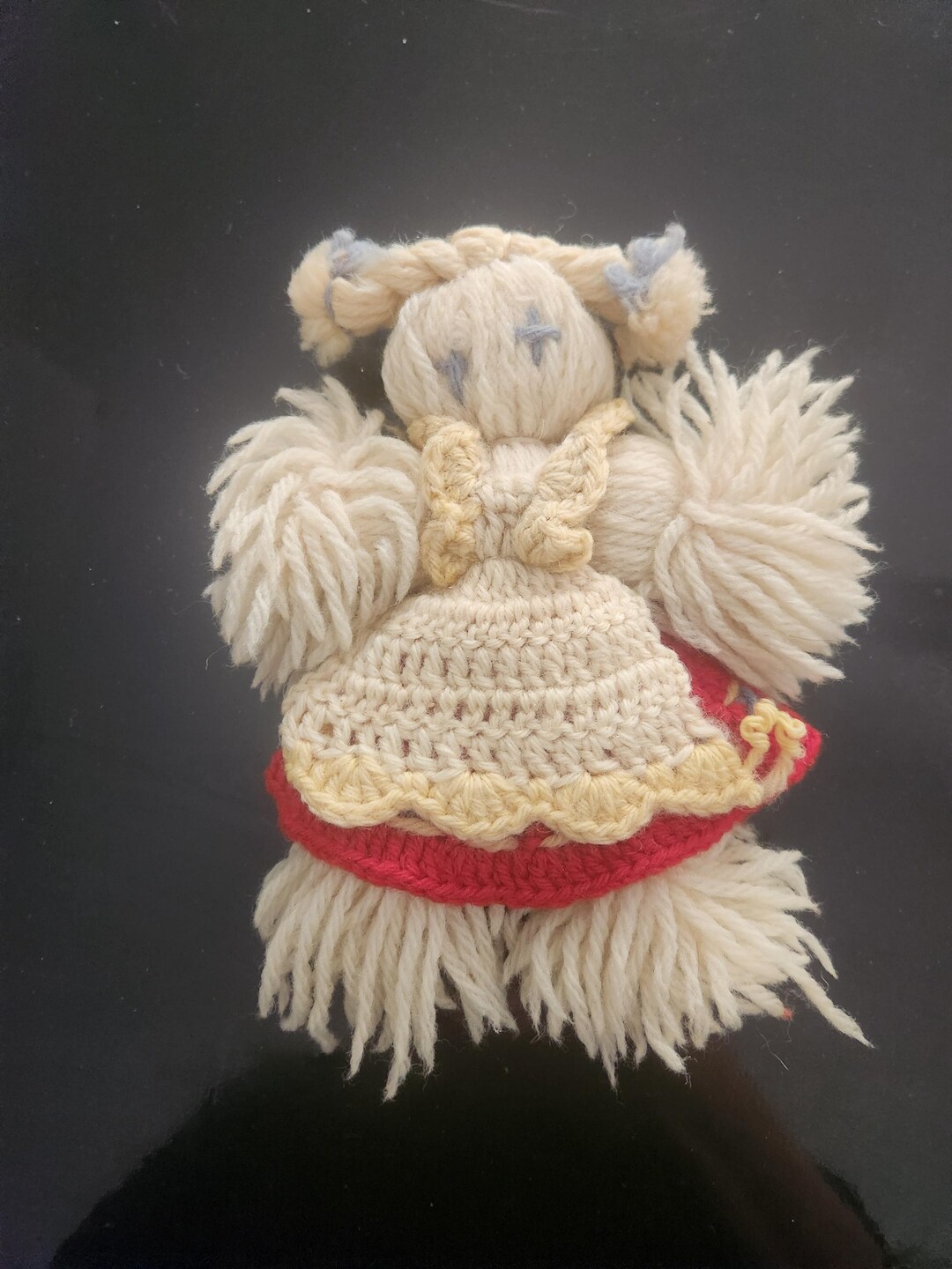 Vintage Yarn Doll - Etsy