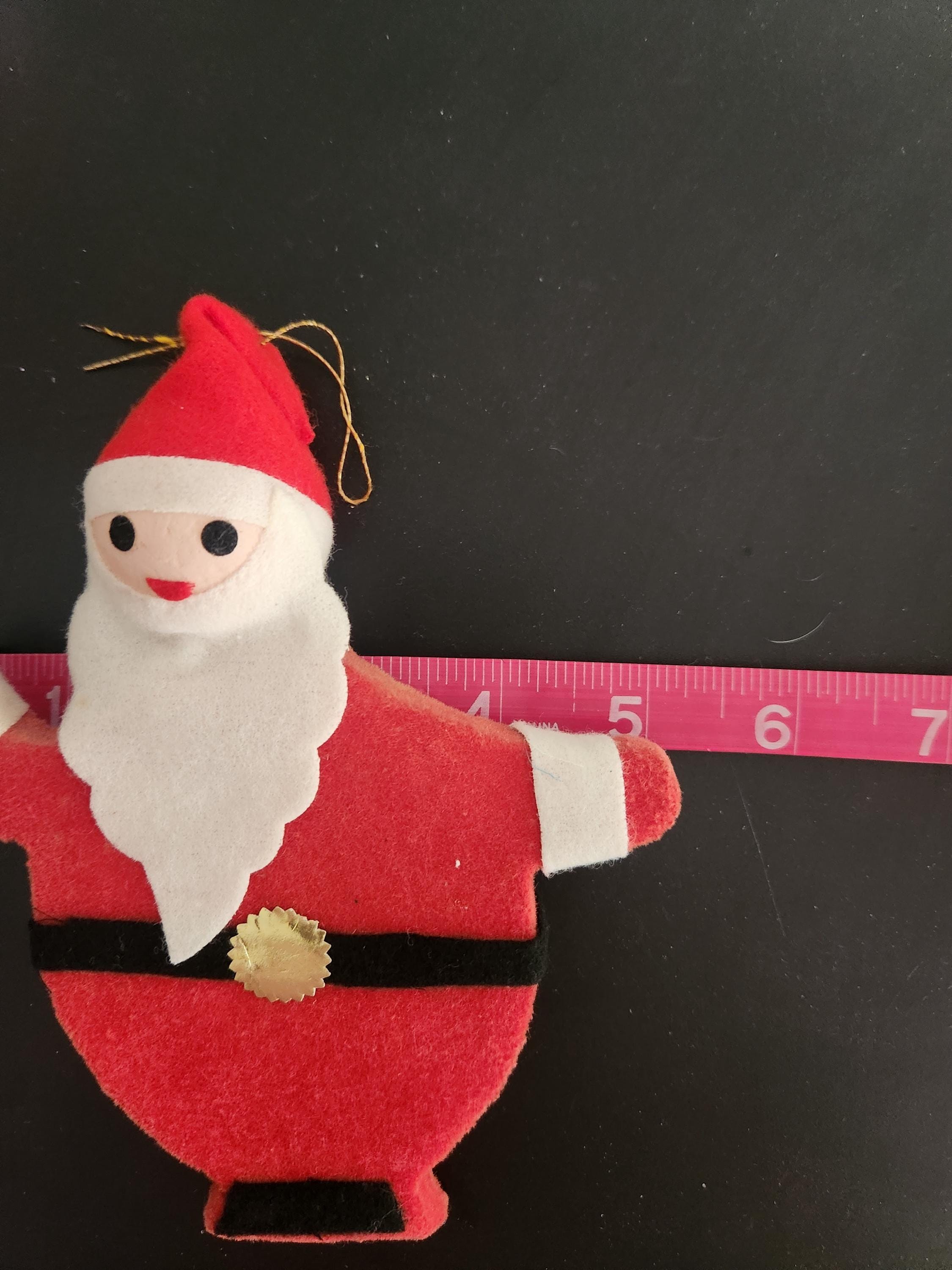 Vintage Santa and Mrs. Claus Styrofoam Christmas Ornaments - Etsy