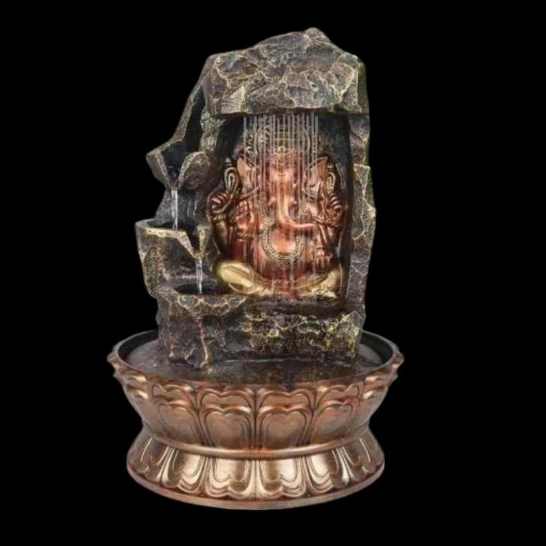 Engraved Classic Indoor Resin Water Fountain - Etsy