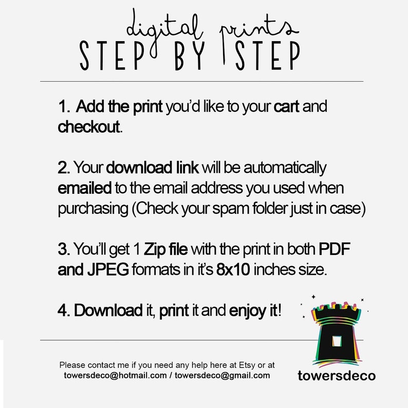 Choose Happy, Colorful Wall Art, Cute Room Decor, Girly Print, Positive ...