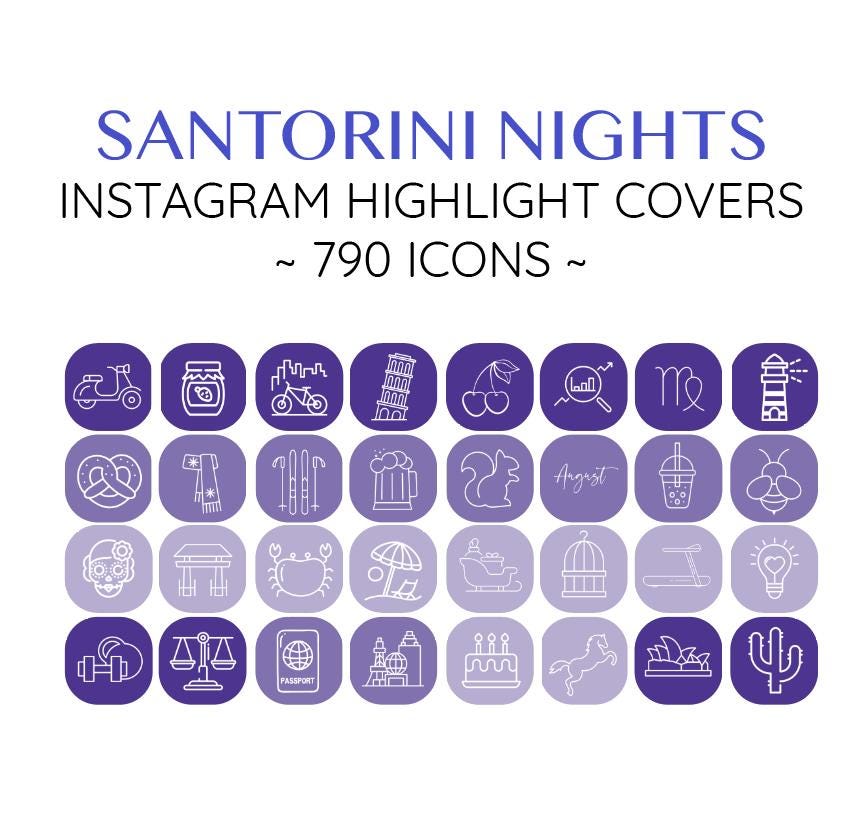 9,480 Icons to Transform Your Instagram Profile With Beautiful Custom ...
