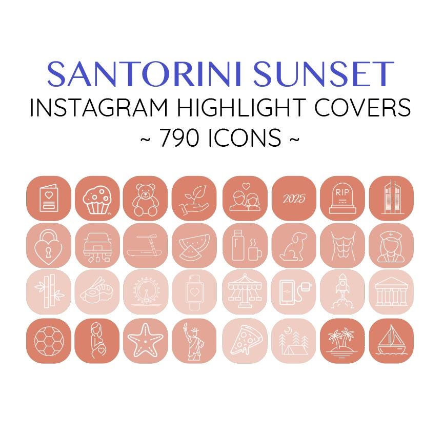 9,480 Icons to Transform Your Instagram Profile With Beautiful Custom ...