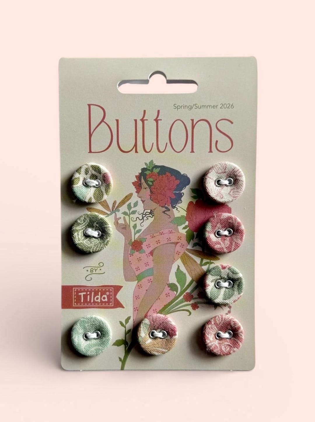 Tilda Songbird Collection - Fabric Covered Buttons - Etsy