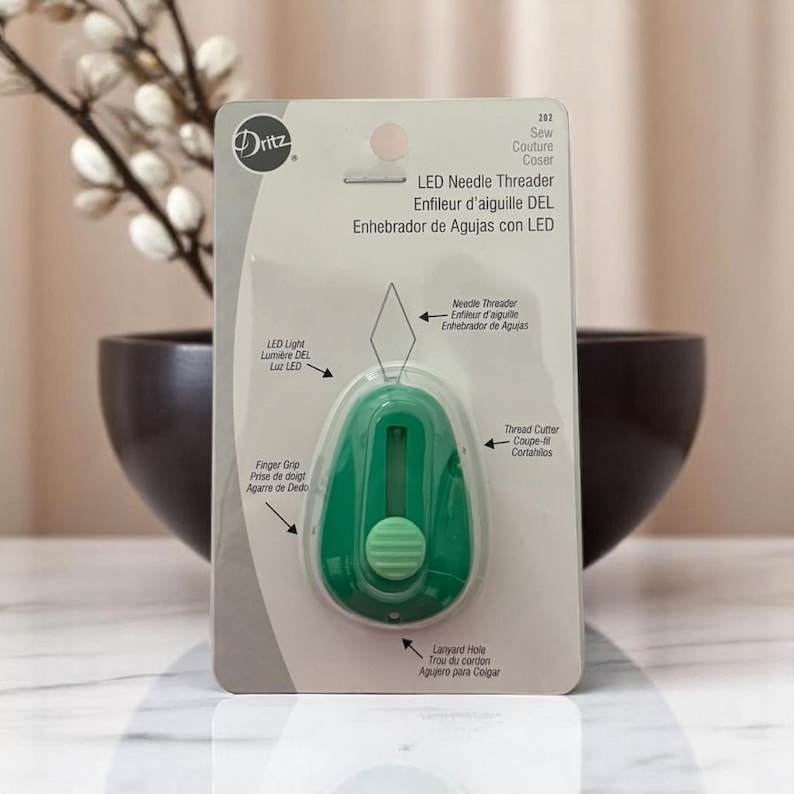 Dritz LED Needle Threader & Cutter - Etsy