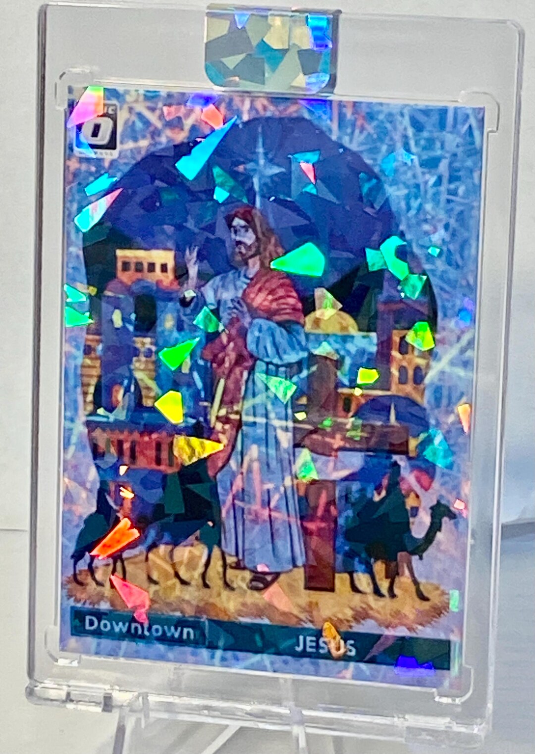 Jesus Christ Novelty Downtown Cracked Ice Card Sealed in a Hard ...