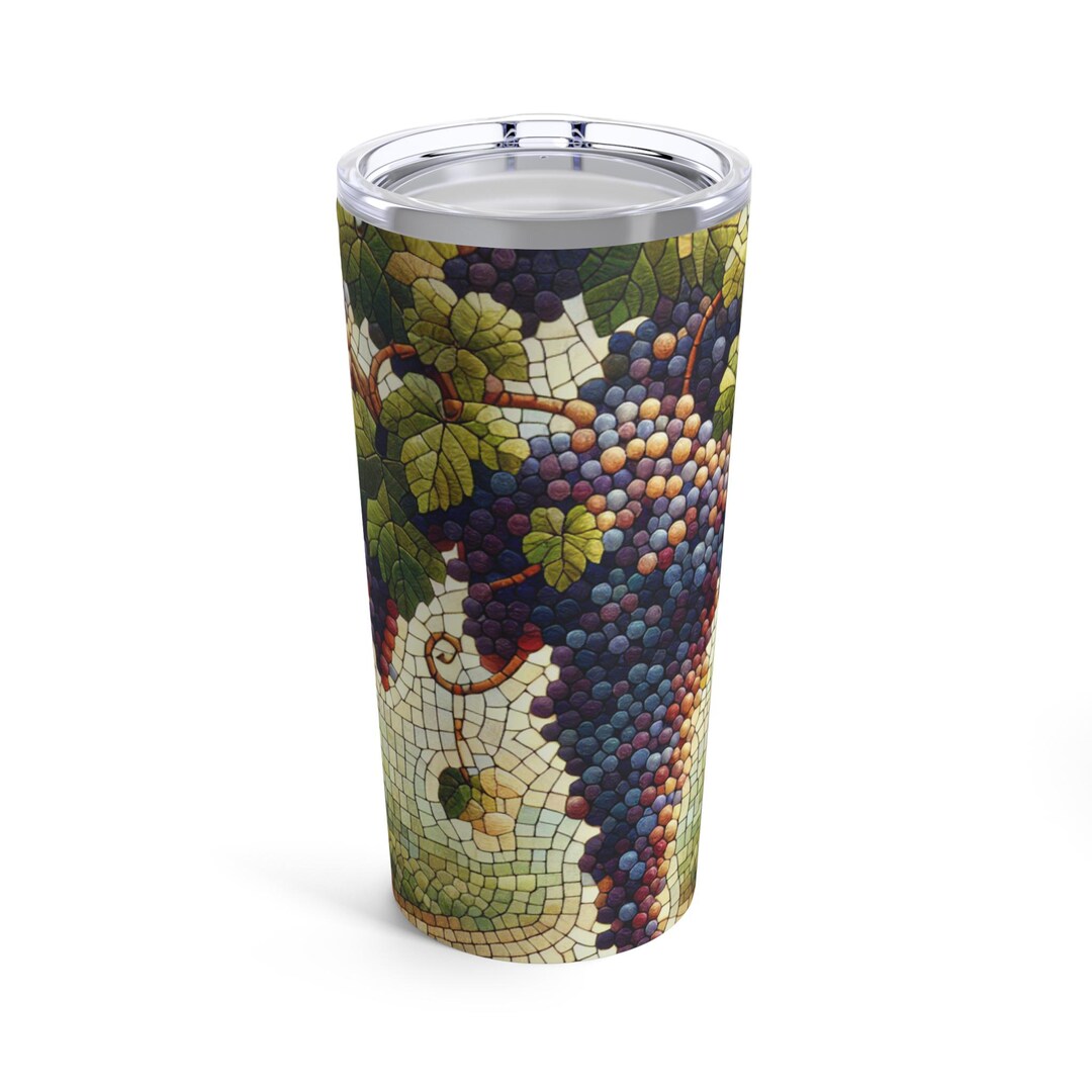 Mosaic, Grapes, Grapevine, Winery, Wine Lover, Vineyard, Office Tumbler ...