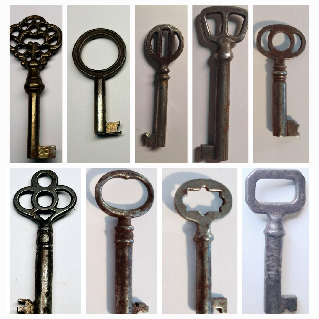Antique Skeleton Keys Vintage Keys Old Fashioned Keys Genuine Antique ...