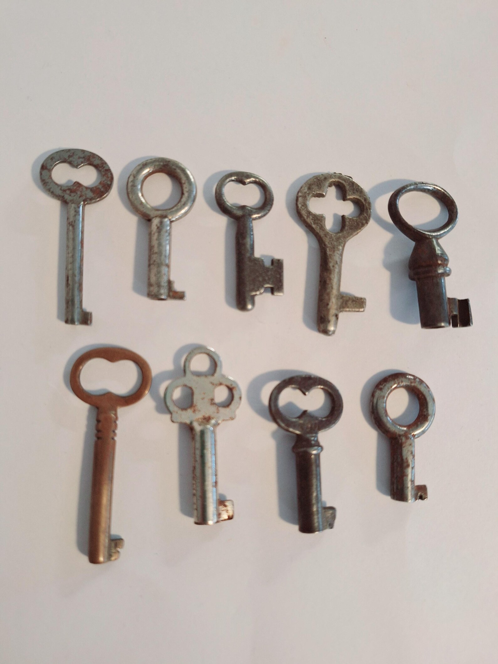 Small Vintage Skeleton Keys Antique Keys Old Cool Keys for Antique ...