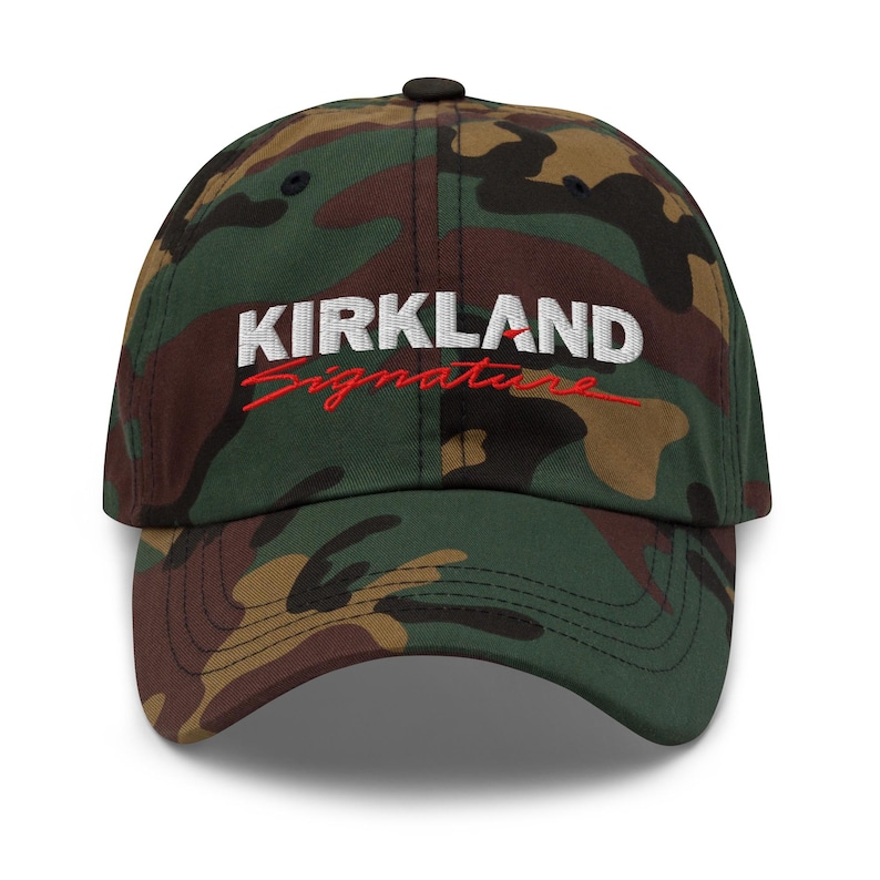 Kirkland Signature Hat – Funny Costco Parody Dad Cap, Embroidered Logo ...