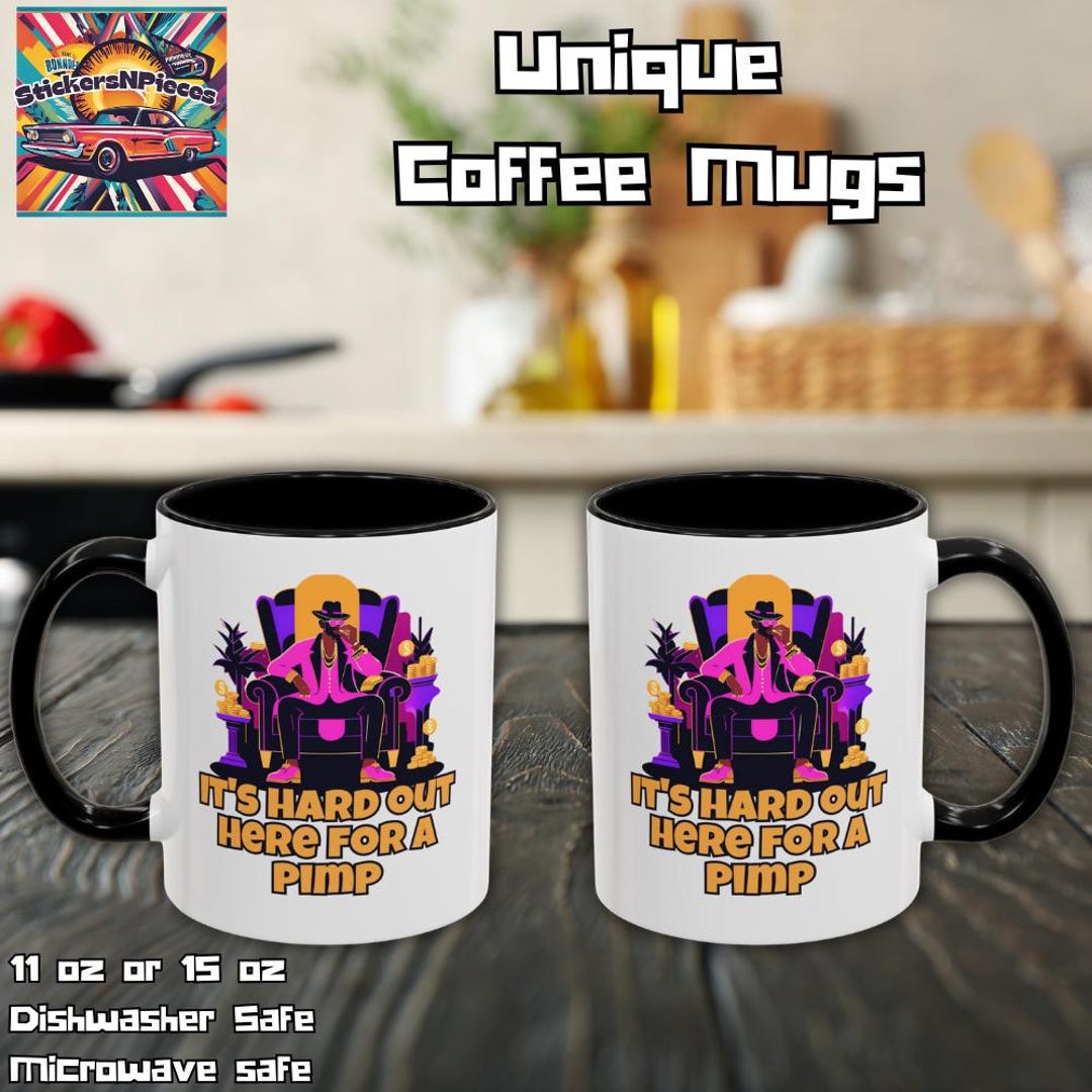 Pimp Coffee Mug Hip Hop Music Rap Fan Present Gift for Music Lover ...