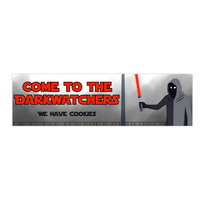 The Dark Watchers Bumper Sticker – Come to the Dark Watchers Cryptid ...