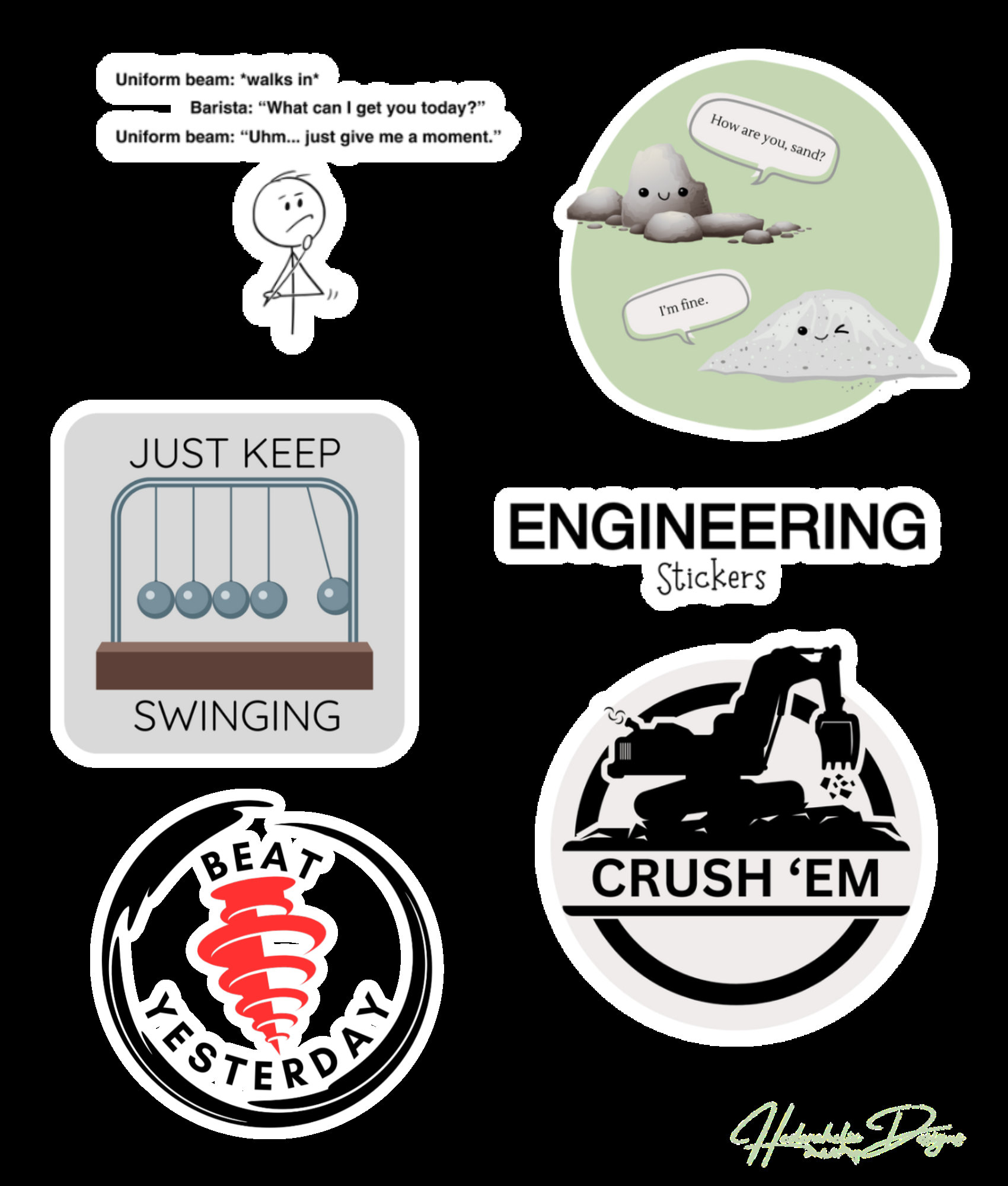 Printable Stickers for Engineer, Engineering, Engineering Course ...