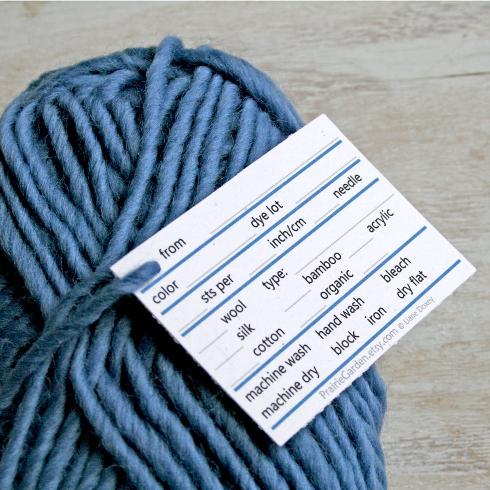 Pdf Yarn Tags in Bold Jewel Tones Print at Home - Etsy