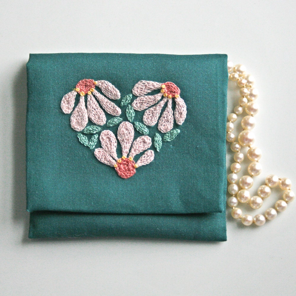 DIY Pouch Crewel Embroidery Pattern DIY Embroidery Kit Gift - Etsy