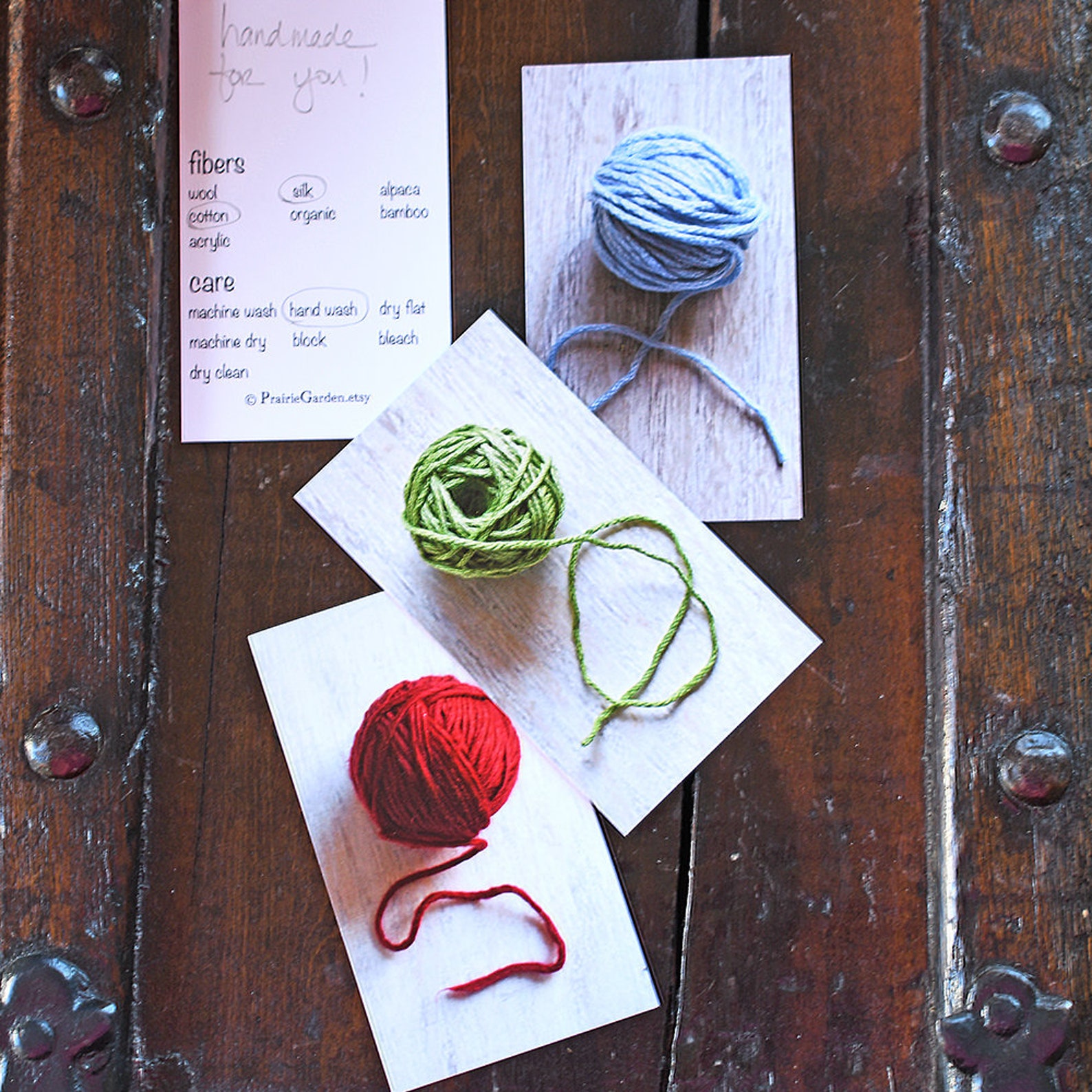 Knitting Gift Card Set Gift Card Gift Tags Knitting Gift - Etsy