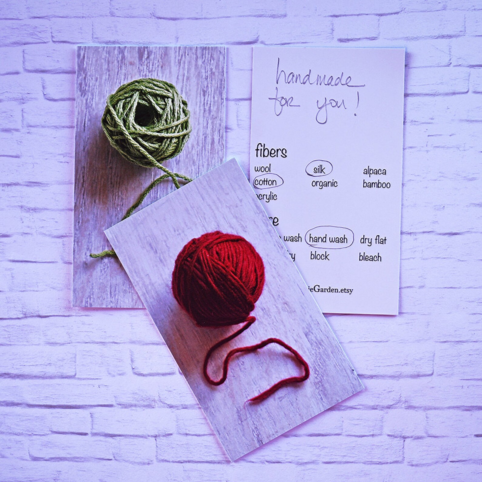 Knitting Gift Card Set Gift Card Gift Tags Knitting Gift - Etsy