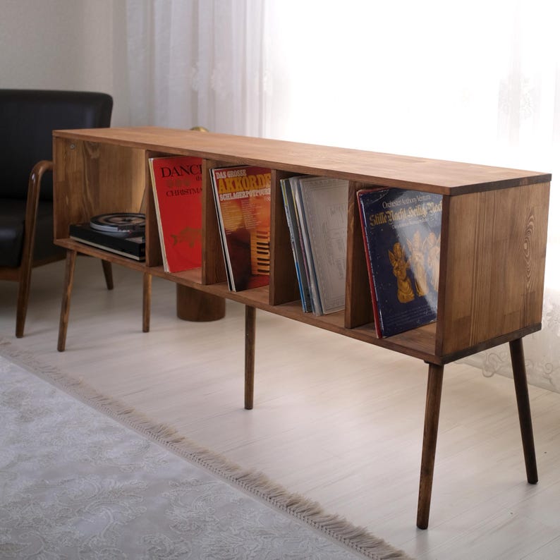 Large Record Player Stand, Turntable Station With Storage - Etsy Australia