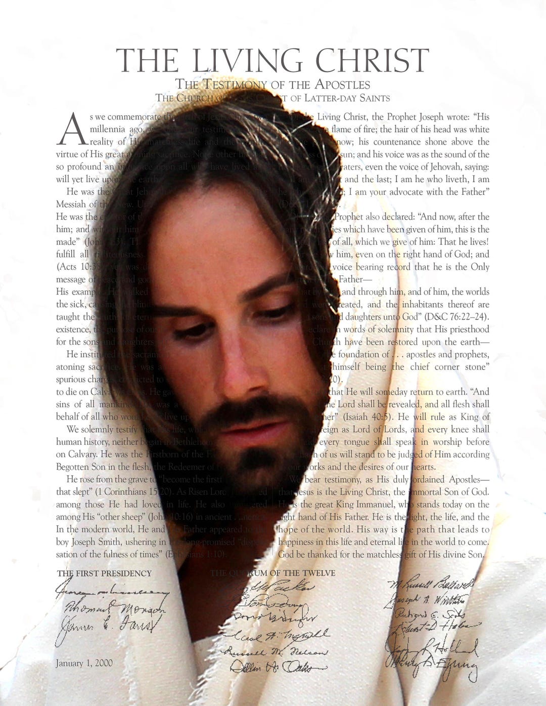The Living Christ - Etsy