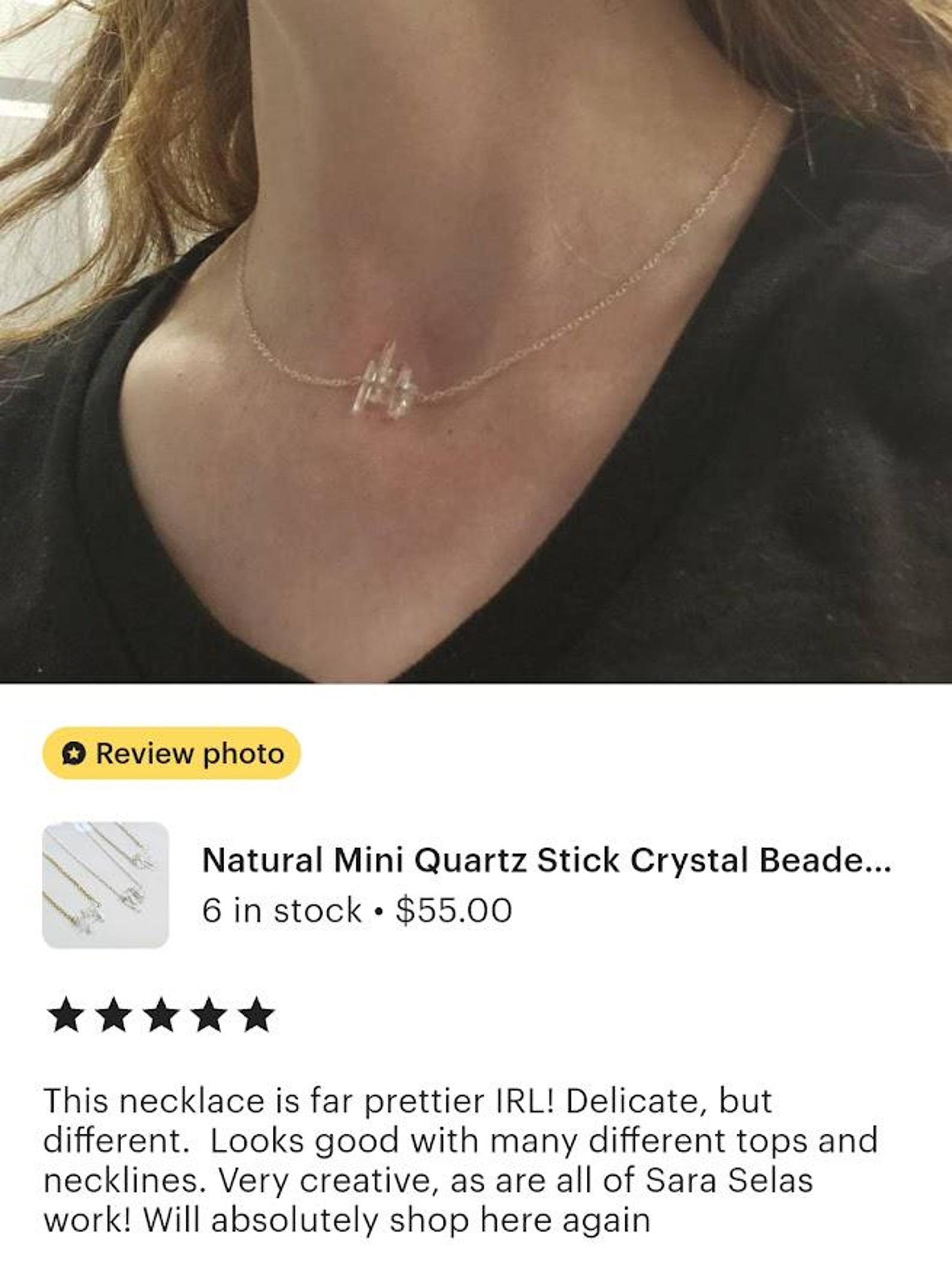 Natural Mini Quartz Stick Crystal Beaded Bib Choker Necklace in Brass ...