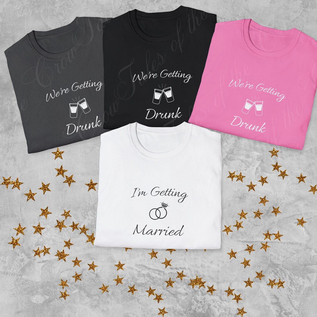 Bachelorette Party Group T-shirts, Funny Matching Bridal Party Shirt ...