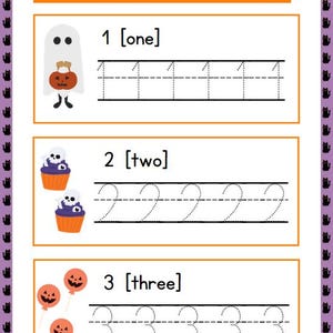 Tracing Worksheets Halloween Edition2 - Etsy