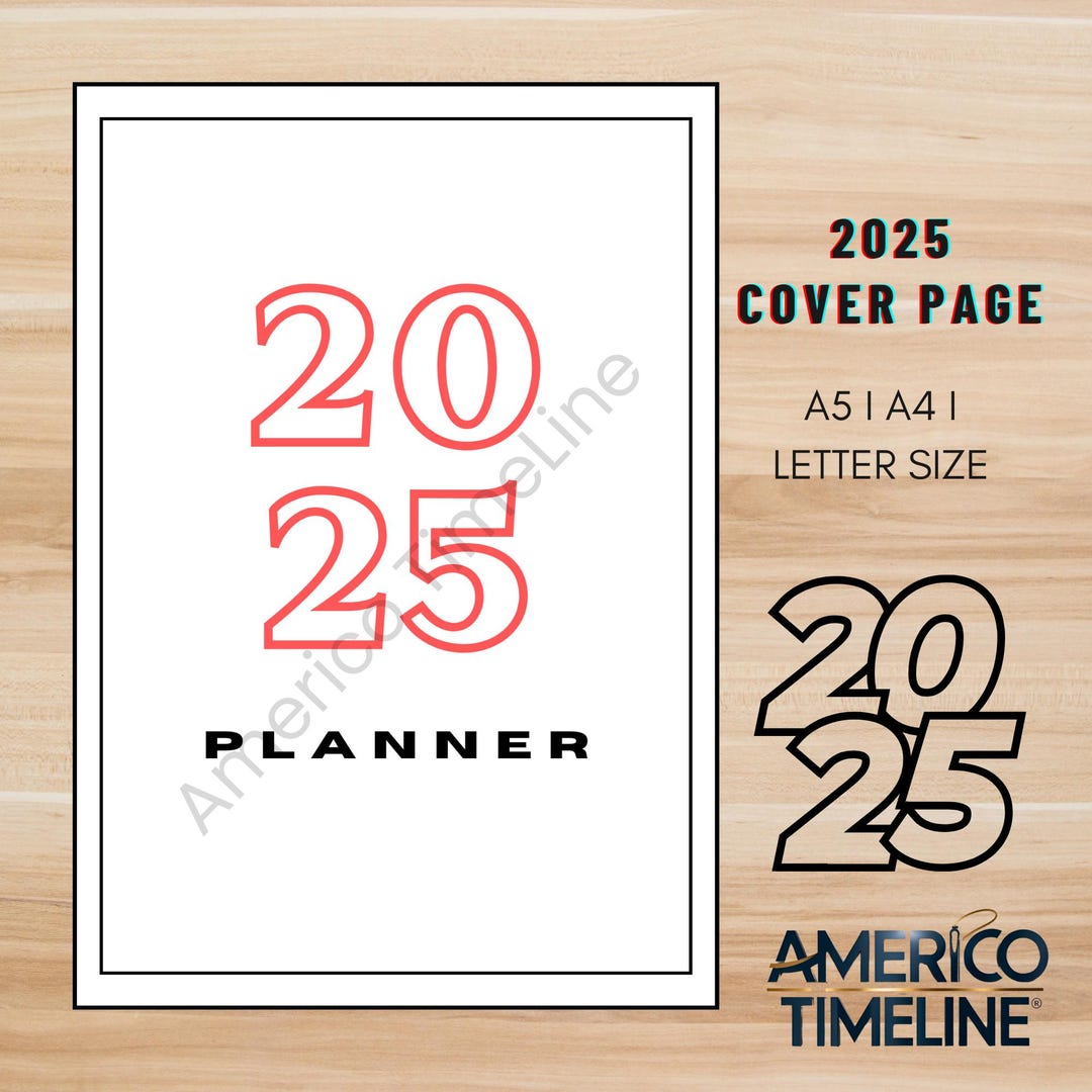 2025 Cover Page 2025 Journal Page Printable Title Page 2025 Title Page ...