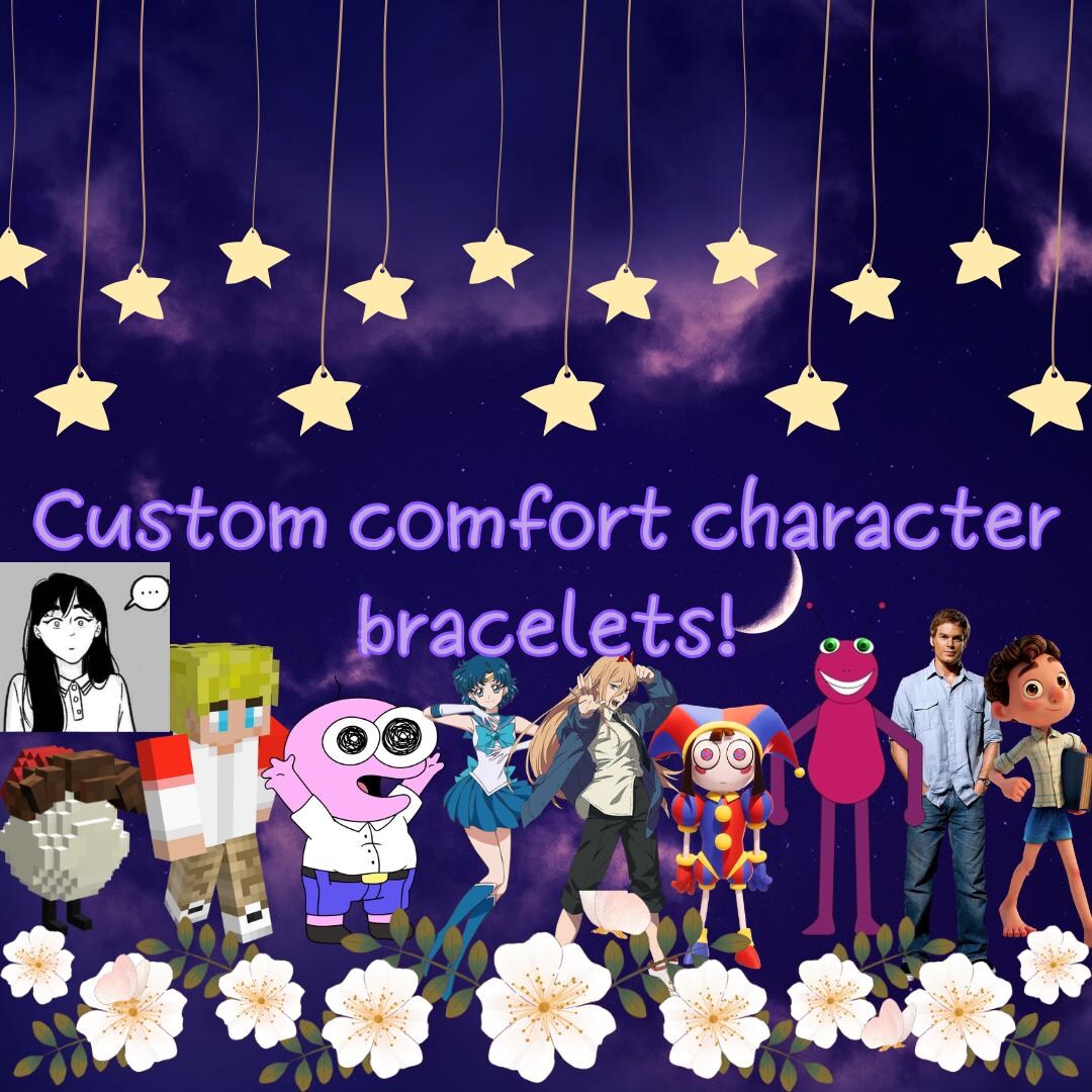 Custom Comfort Character Bracelets! - Etsy