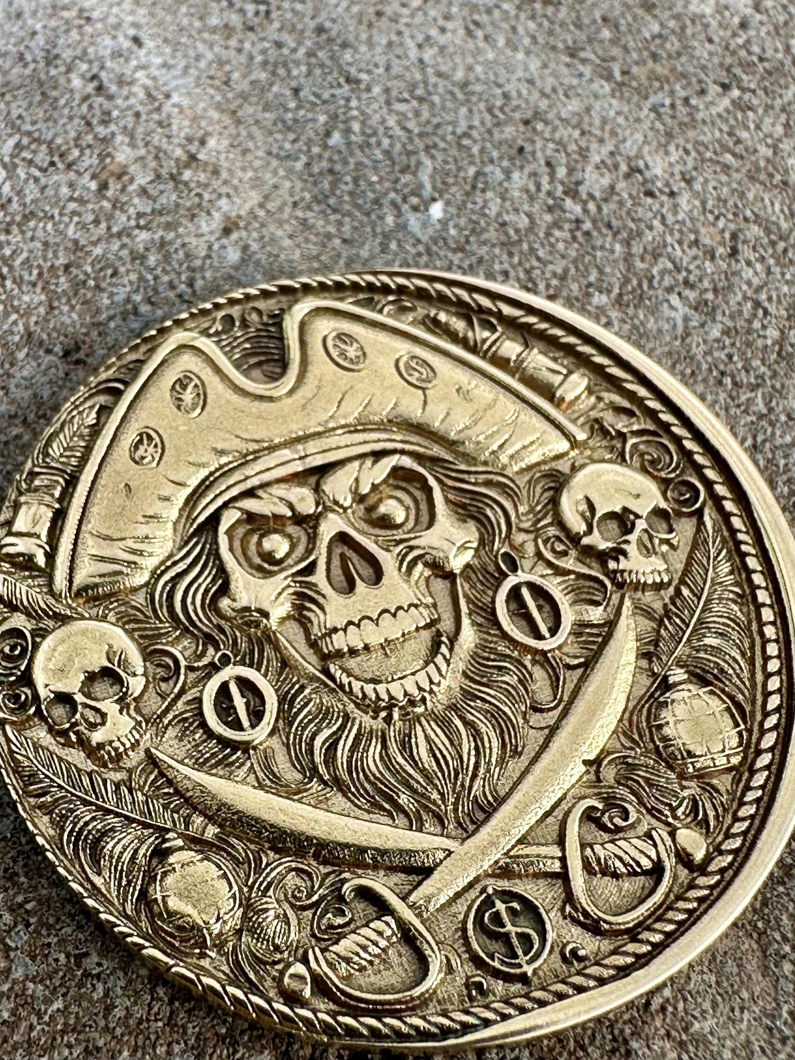 Pirate Coin 3D Depth Map, Samurai Coin 3D Depth Map, Skull Coin 3D ...